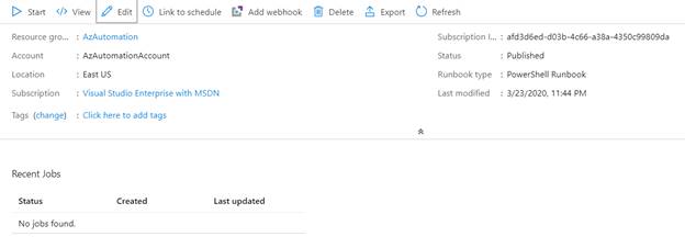 How To Start A Powershell Runbook By Webhook In Azure Automation Using